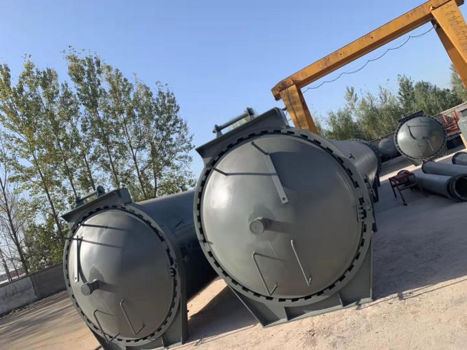 High Temperature Steam Curing Autoclave AAC PLC Control Carbon Fiber ...