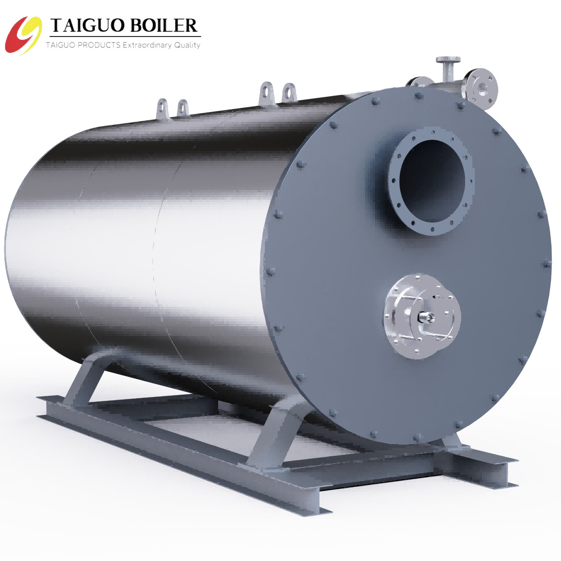 Low Pressure Thermal Oil Furnace Industrial Boiler Flow Rate Uniform ...